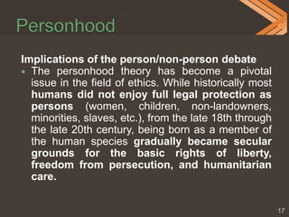Personhood | PPTX