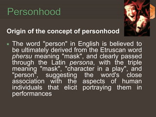 Personhood | PPTX