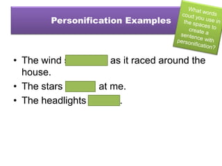 Creative Writing: Personification | PPTX