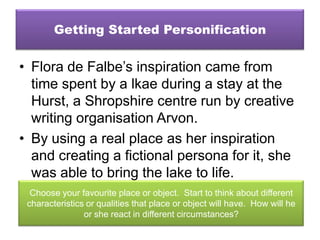 Creative Writing: Personification | PPTX