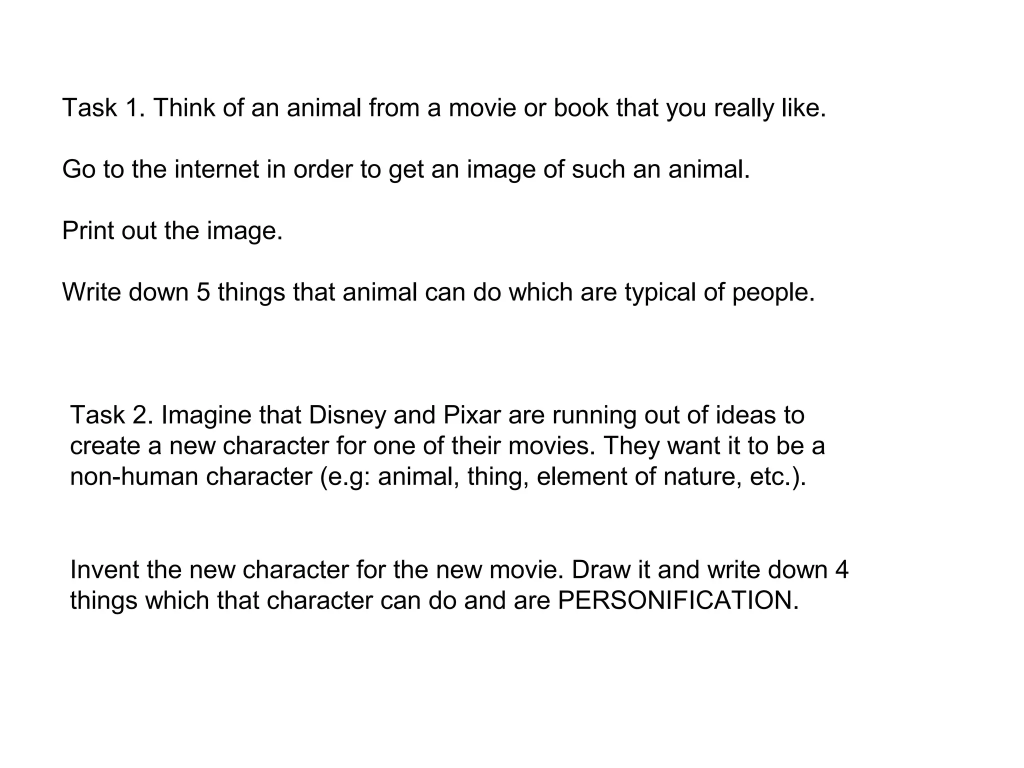 Personification | PPT | Poetry | Books and Literature