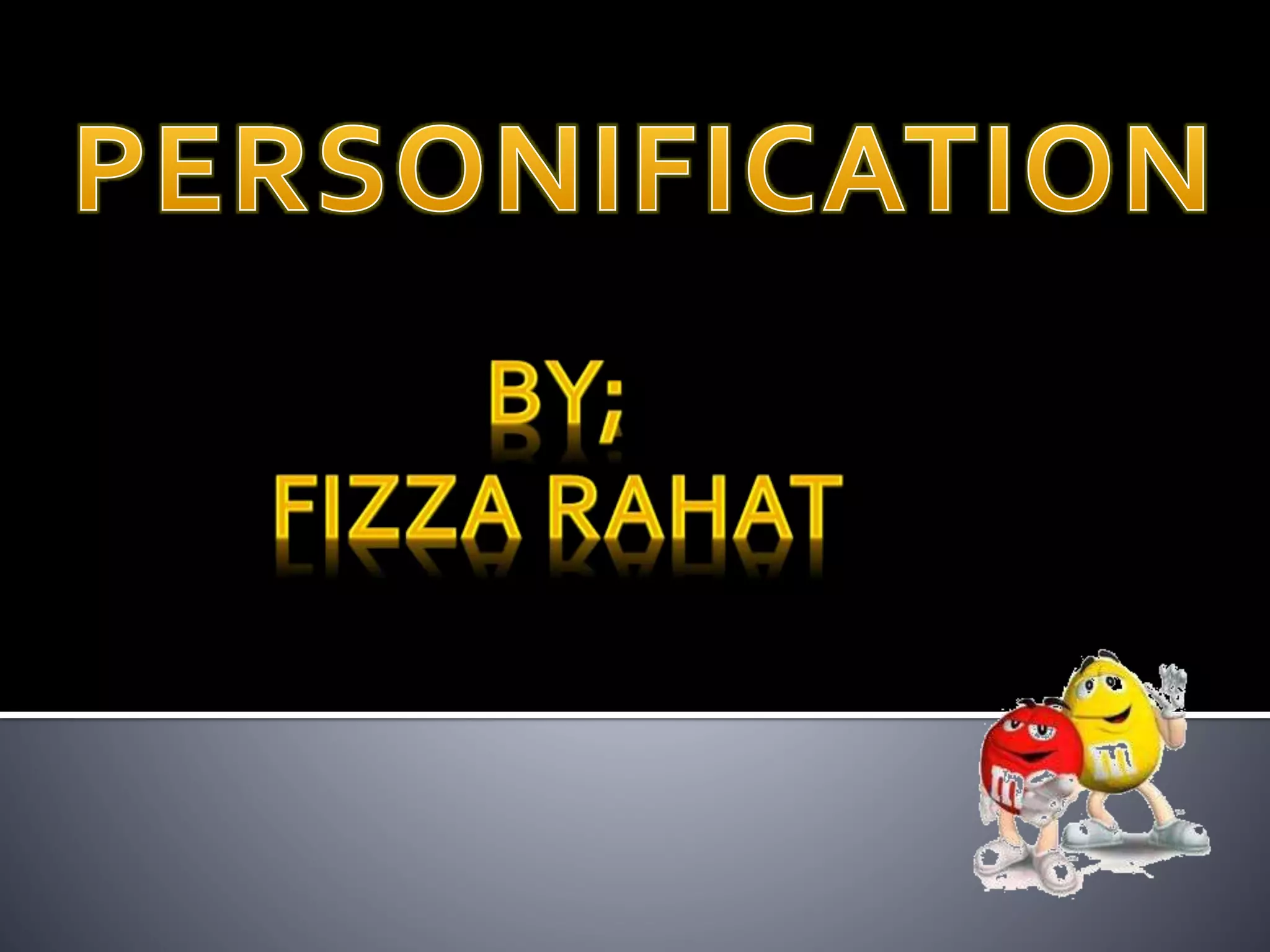 Personification figurative language | PPT