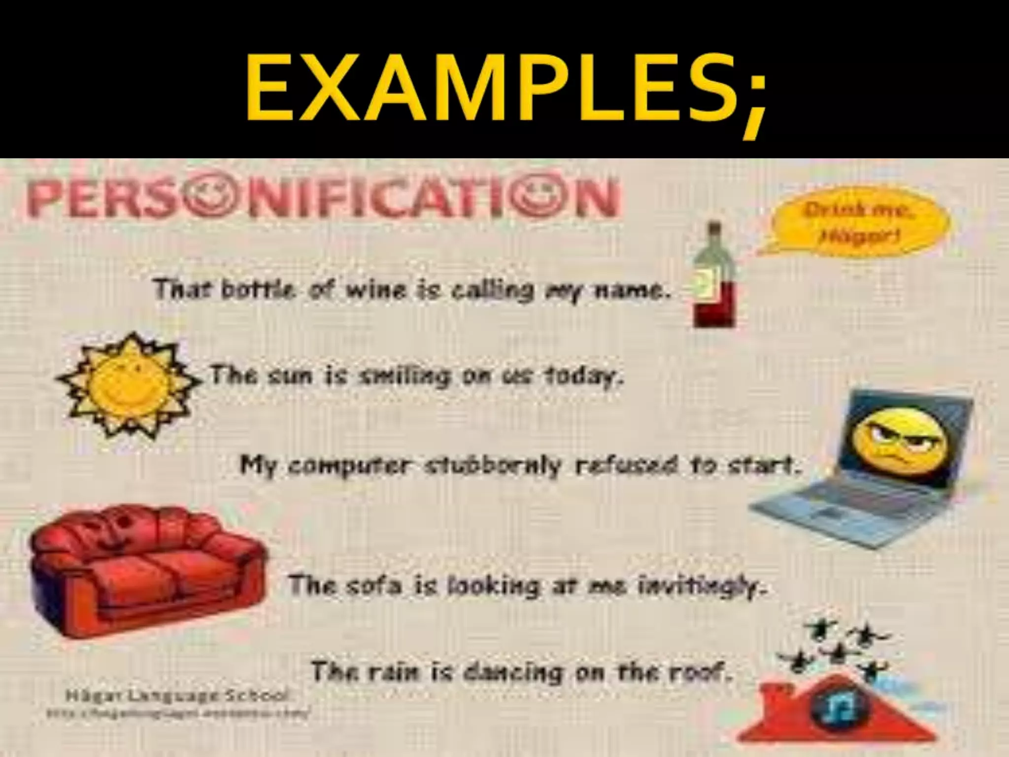 Personification figurative language | PPT