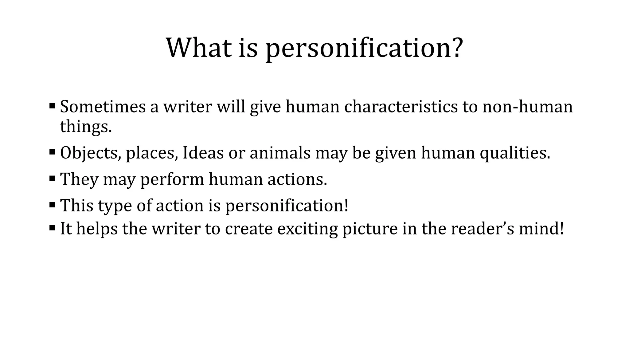 Personification | PPT