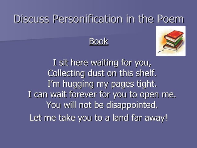 Personification Lesson Ppt | PPT | Poetry | Books and Literature