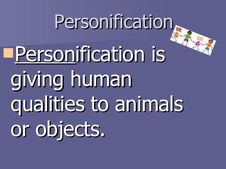 Personification Lesson Ppt