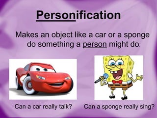Personification for First Graders | PPT