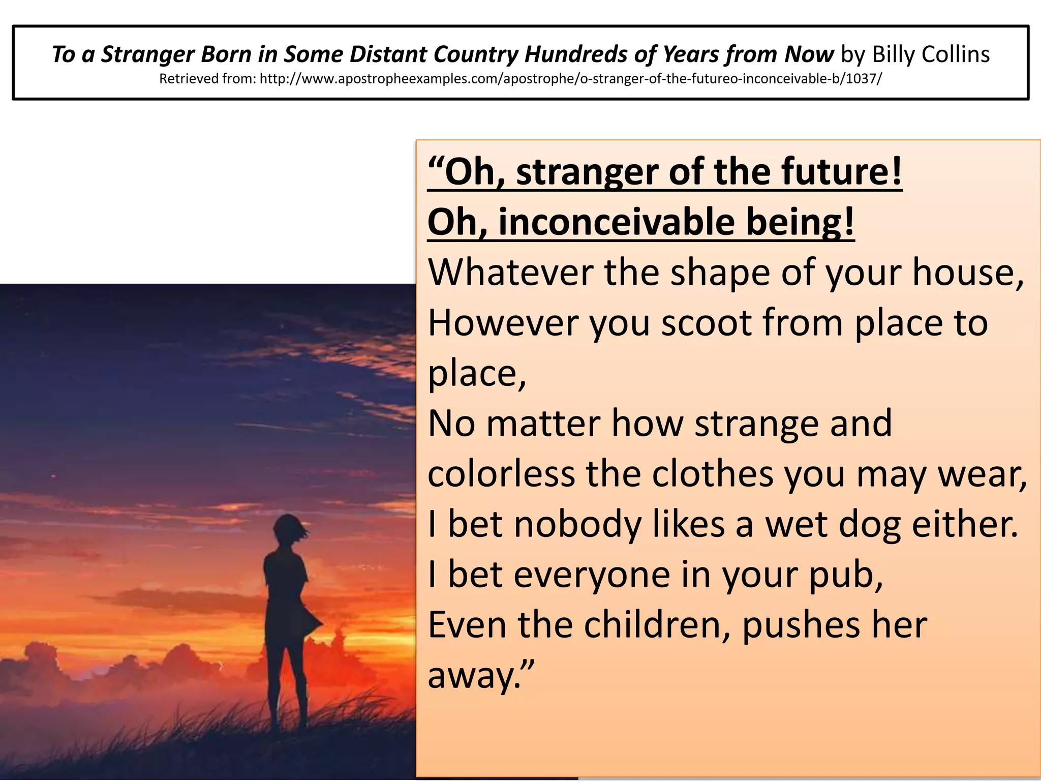 Personification and apostrophe | PPTX