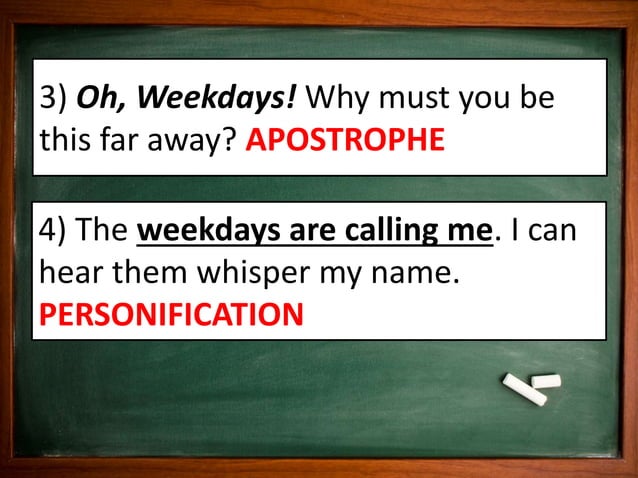Personification and apostrophe | PPT
