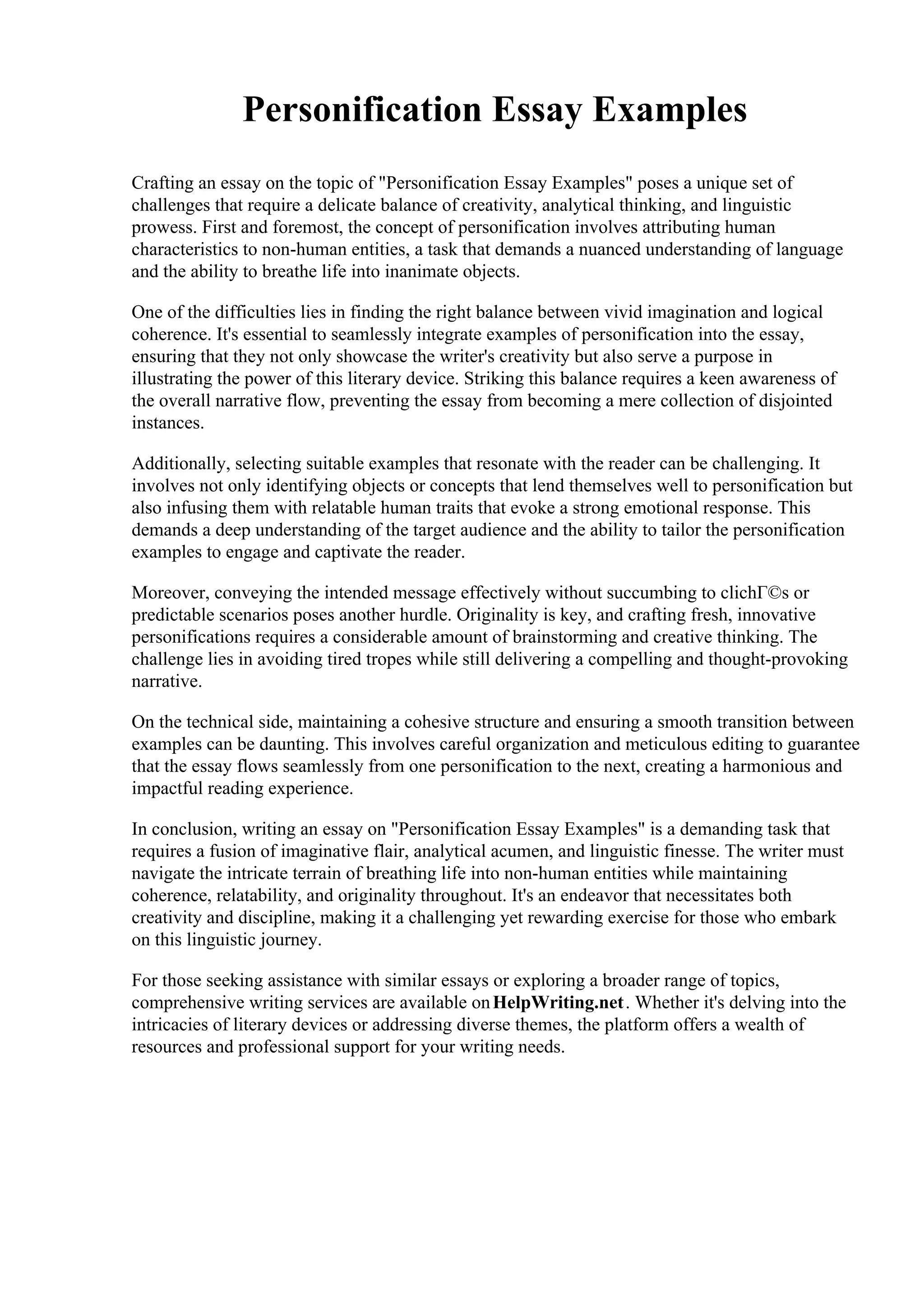 Personification Essay Examples.pdf