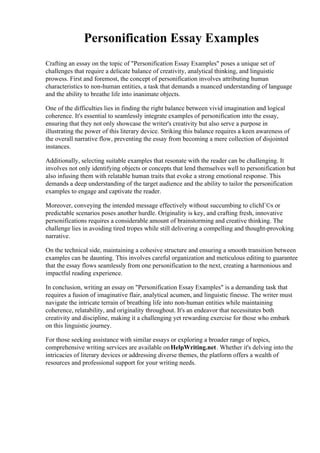 Personification Essay Examples.pdf