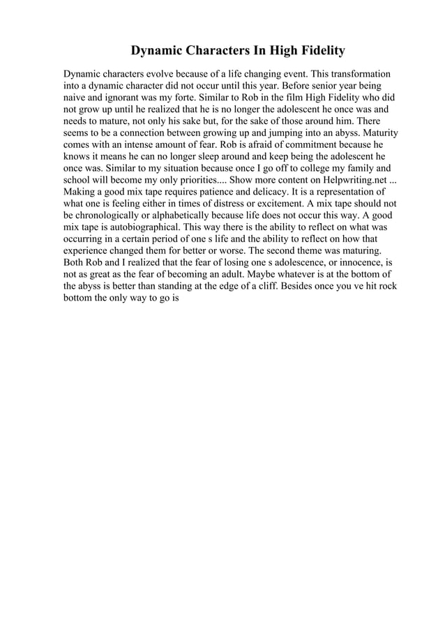 Personification Essay Examples | PDF | Single Life | Family and ...