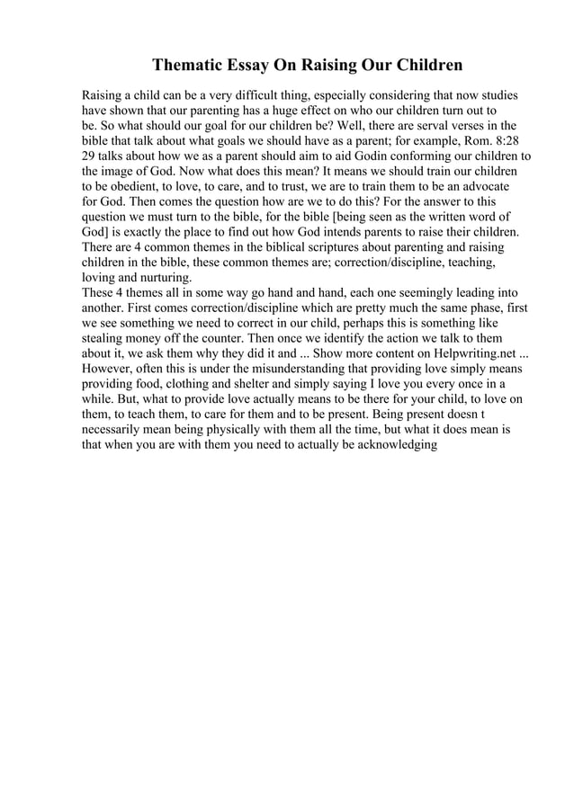 Personification Essay Examples | PDF | Single Life | Family and ...