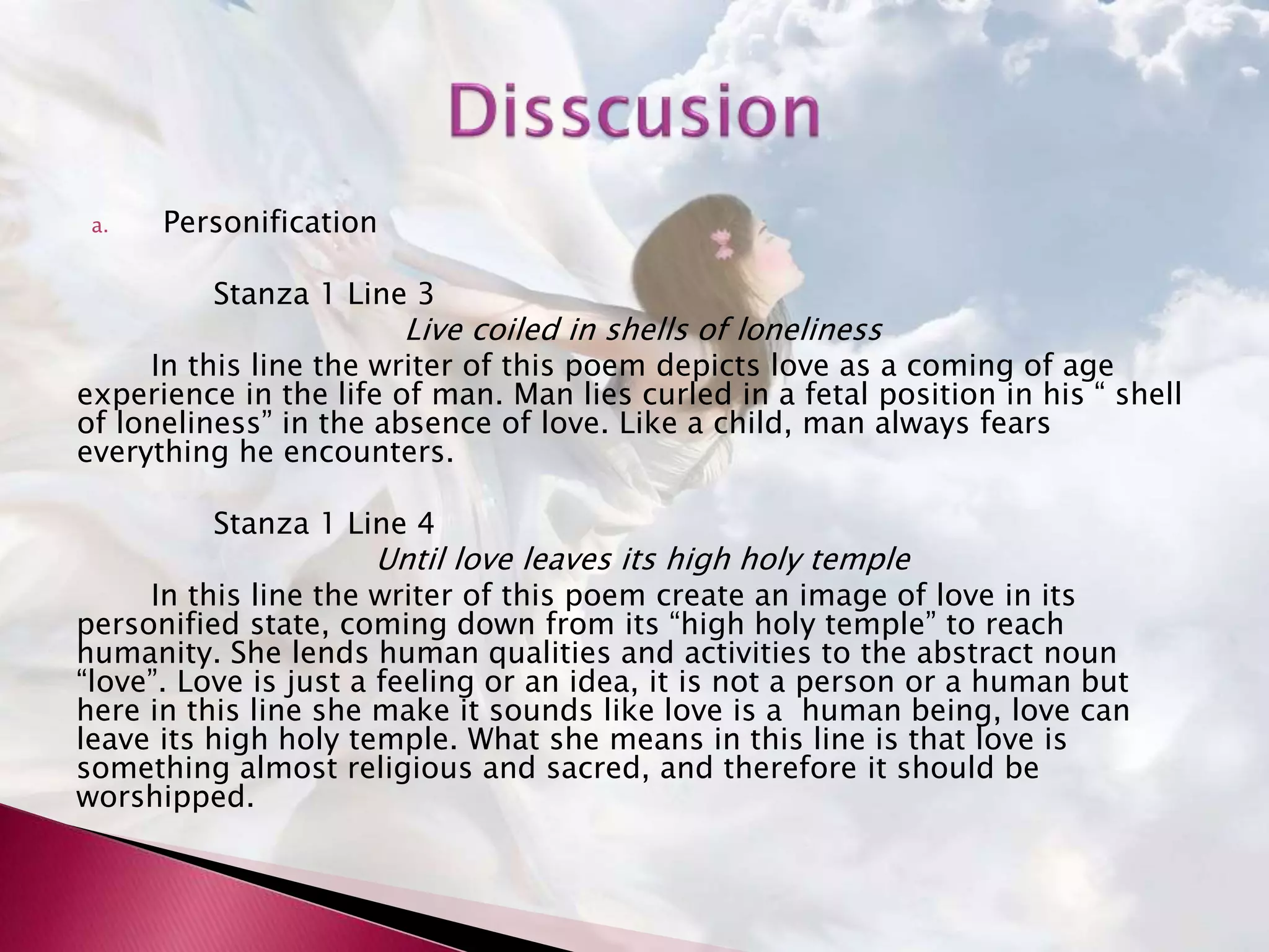 Poem analysis of Maya Angelou's Touched By An Angel | PPTX