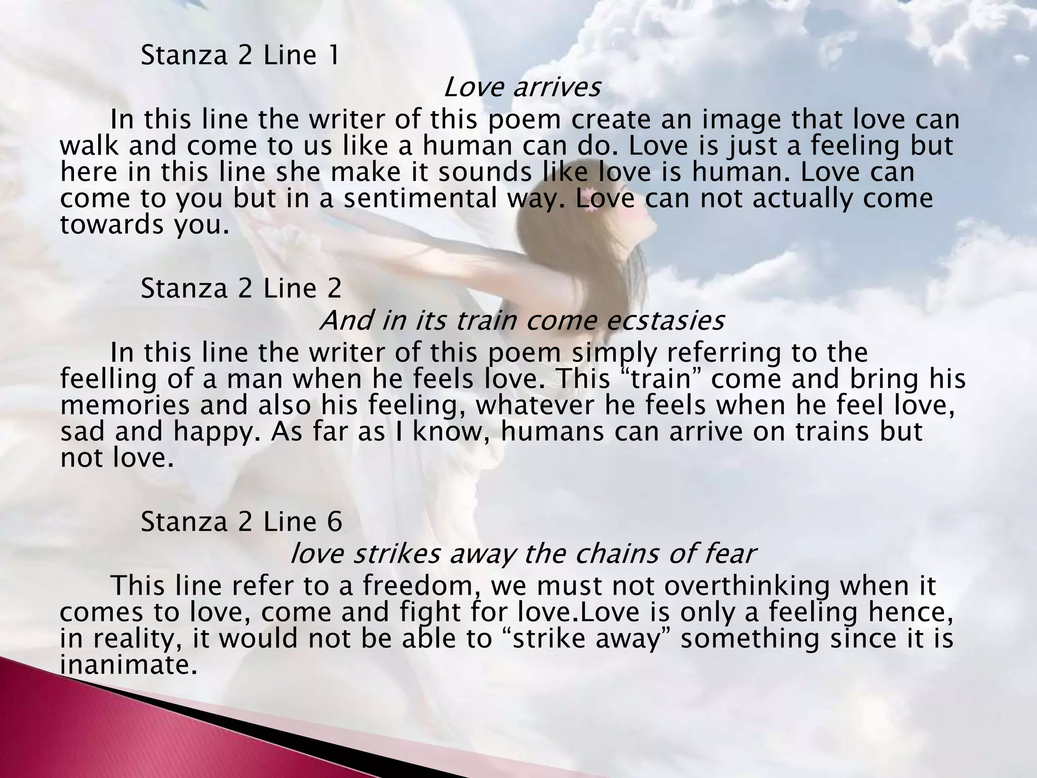 Poem analysis of Maya Angelou's Touched By An Angel | PPTX