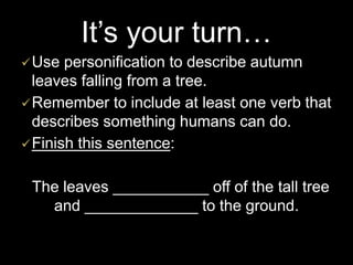 Personification power point | PPTX