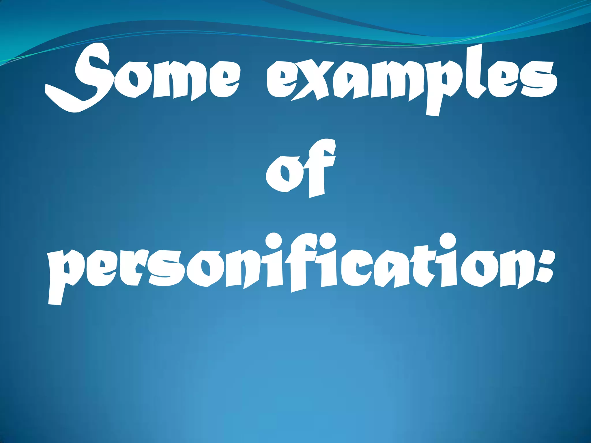 Personification | PPTX