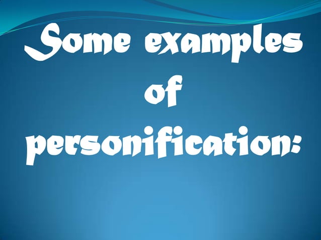 Personification | PPTX