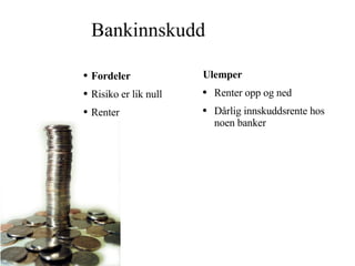 Personlig Økonomi | ODP