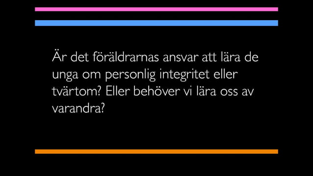 Personlig integritet och nätet | PDF