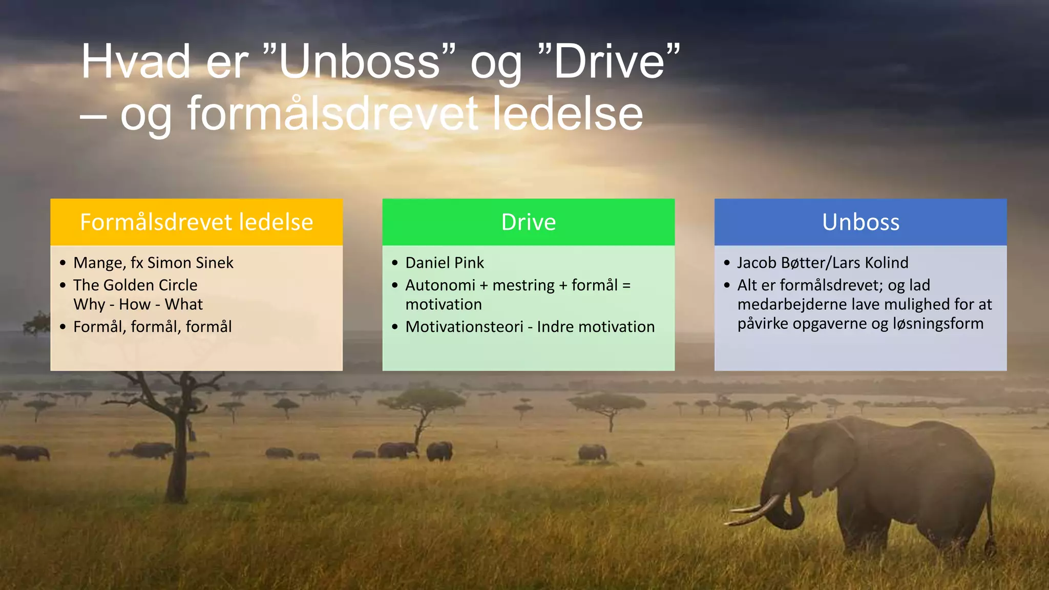 Unboss - Formålsdrevet ledelse i praksis | PPTX