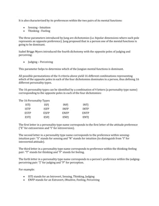 Personality types and choice of medical specialties among medical ...
