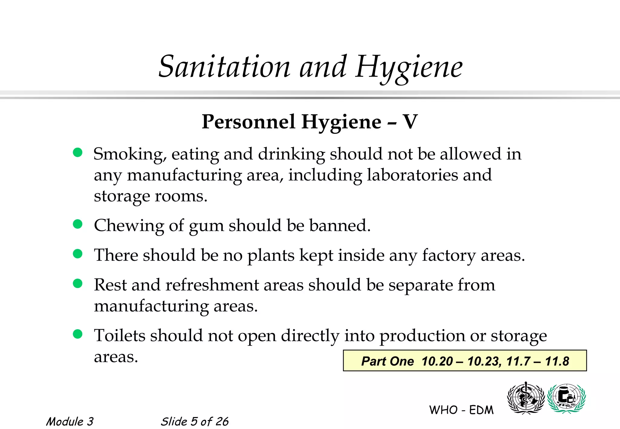 Personnel Hygiene Group Session | PPT