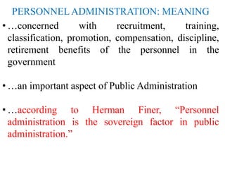 PERSONNEL ADMINISTRATION MEANING.ppt
