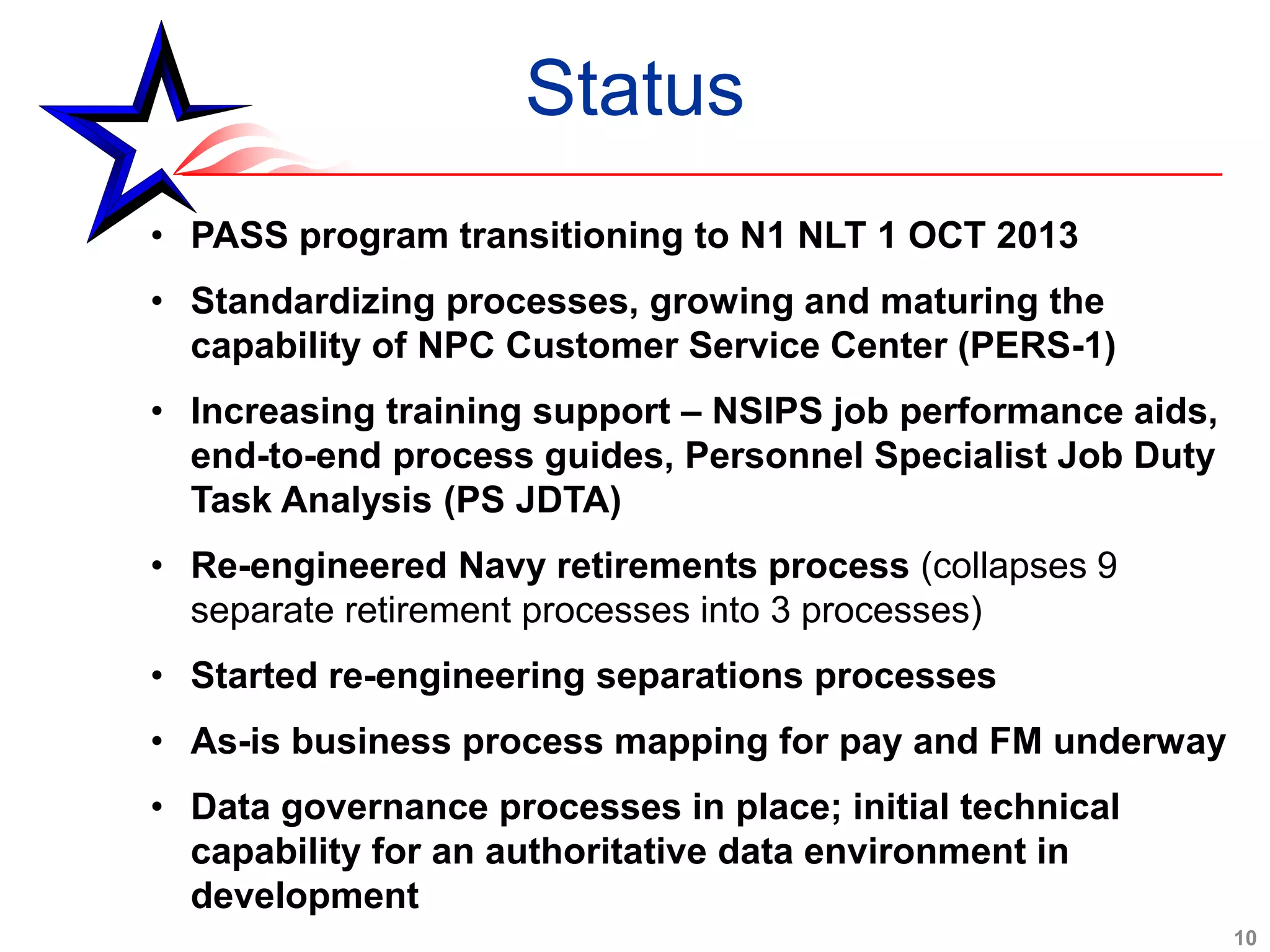 Personnel and pay modernization by ann stewart opnav | PDF