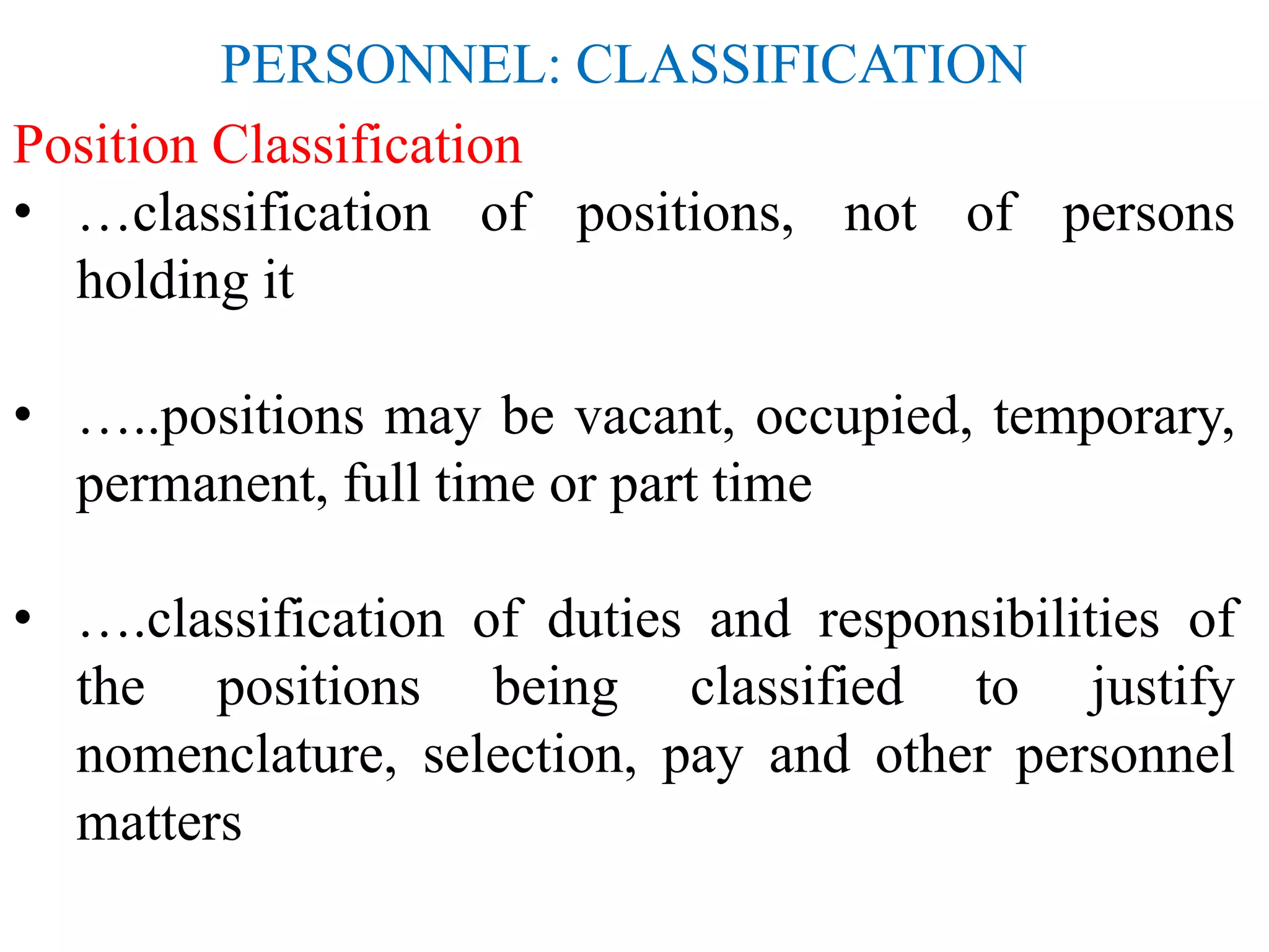 PERSONNEL CLASSIFICATION.ppt