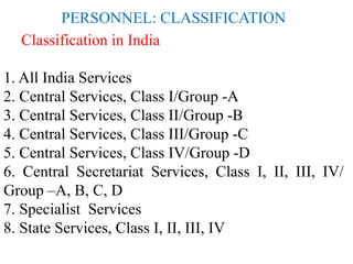 PERSONNEL CLASSIFICATION.ppt