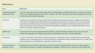Pharmacy CSP Preparation: Personnel Garbing and Gloving | PPTX