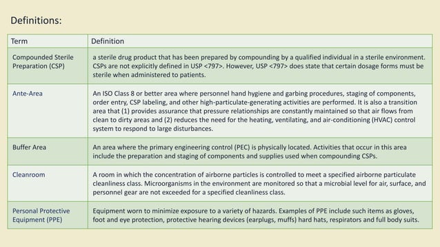 Pharmacy CSP Preparation: Personnel Garbing and Gloving | PPTX