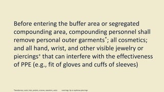 Pharmacy CSP Preparation: Personnel Garbing and Gloving | PPTX