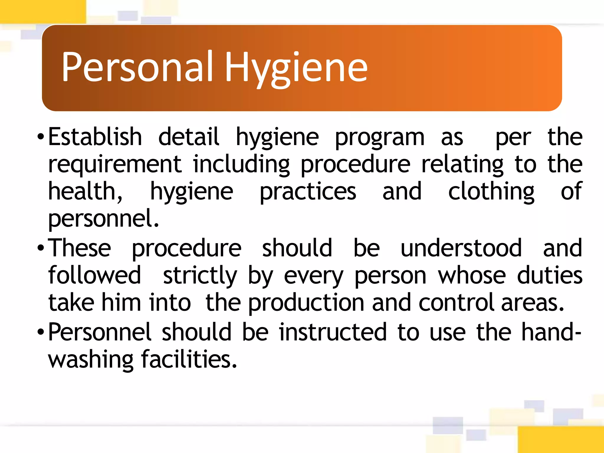Personal hygiene | PPTX