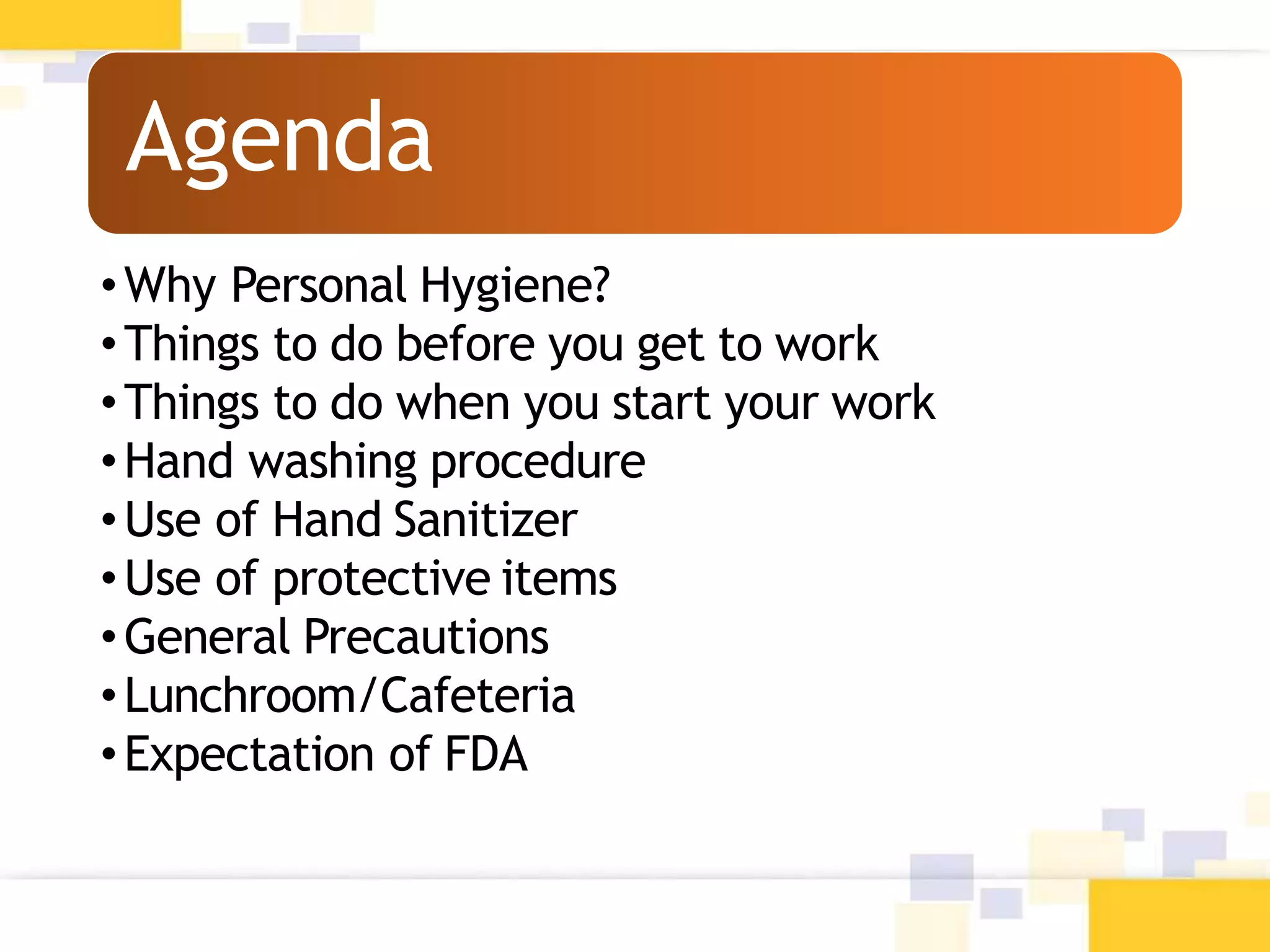 Personal hygiene | PPTX