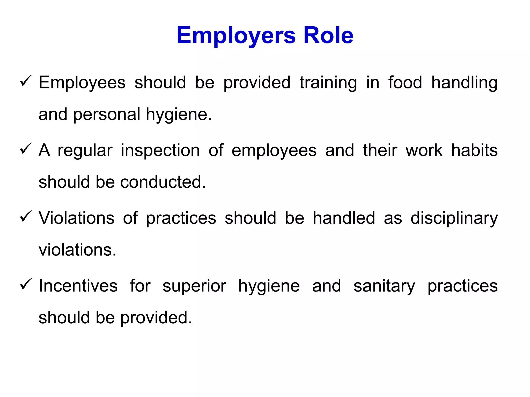 Personnel hygiene/ Personal hygiene and it's efficiency | PPTX