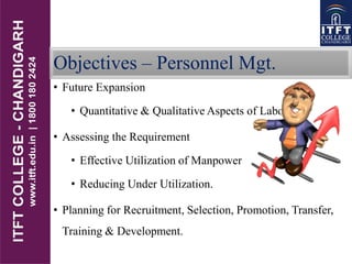 ITFT-Personnel management | PPT