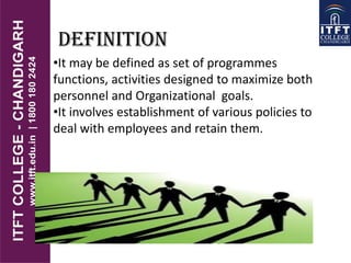 itft-personnel management | PDF