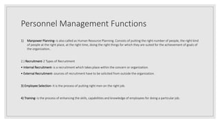 Personnel management | PPTX