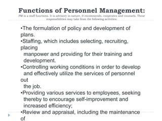 Personnel management | PPTX