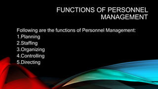 PERSONNEL MANAGEMENT FUNCTIONS OF ADMINISTRATION.pptx