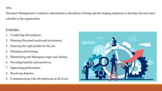Personnel Managment & HRM | PPTX