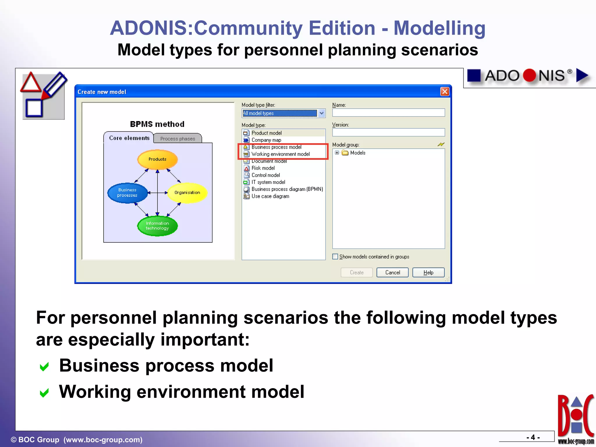 Personnel planning with ADONIS:Community Edition | PPT