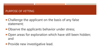 Personnel security investigation | PPTX