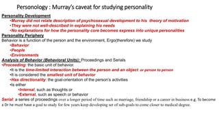 Personology Murray.pptx