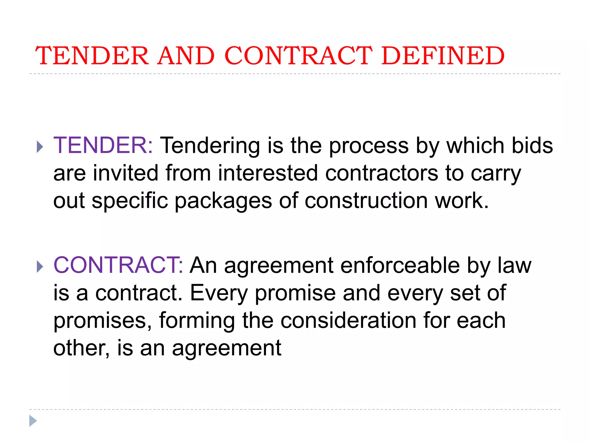 Persons involved in tenders and contract | PPTX