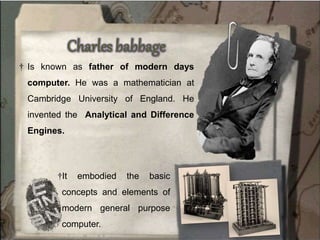Important People in the History of Computer | PPTX