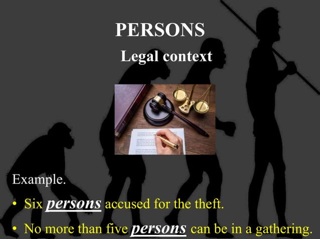 Person vs persons vs people vs peoples | PPTX | Family and Relationships