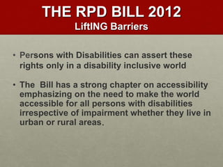 Person with disability act | PPT
